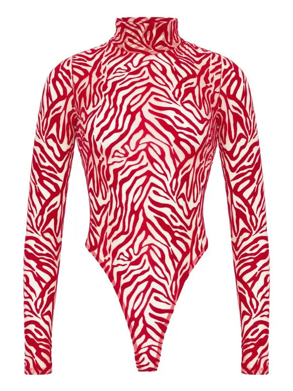 PERILLA Kylie Bodysuit Long - Red