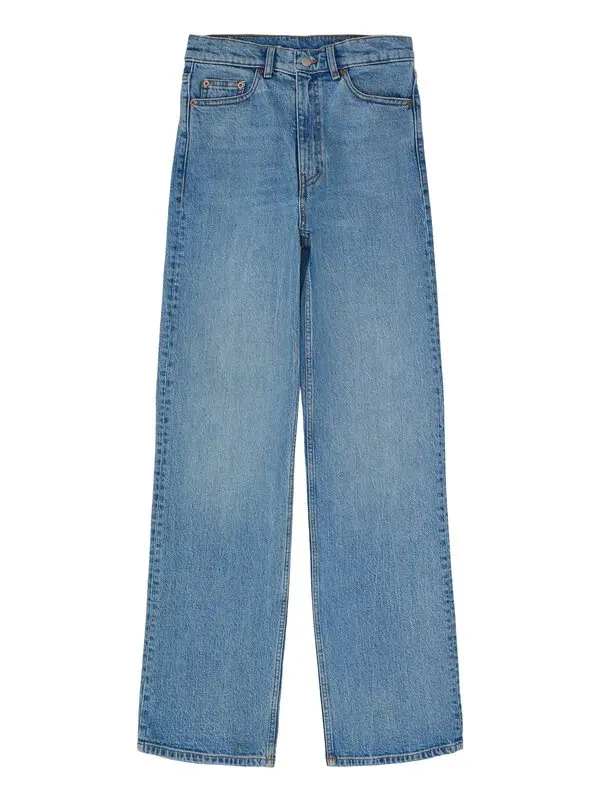 DR. DENIM Echo High Straight Bay Jay - Blue
