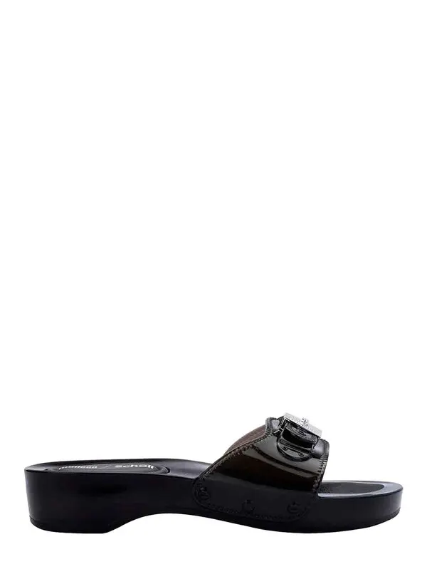 Melissa Pescura Heel X Scholl Clear - Black