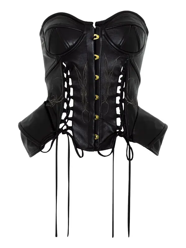 PALOMA LIRA Dark Heart Corset - Black