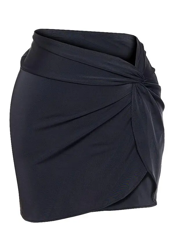 SELLIE Nero Knot Pareo Skirt - Black