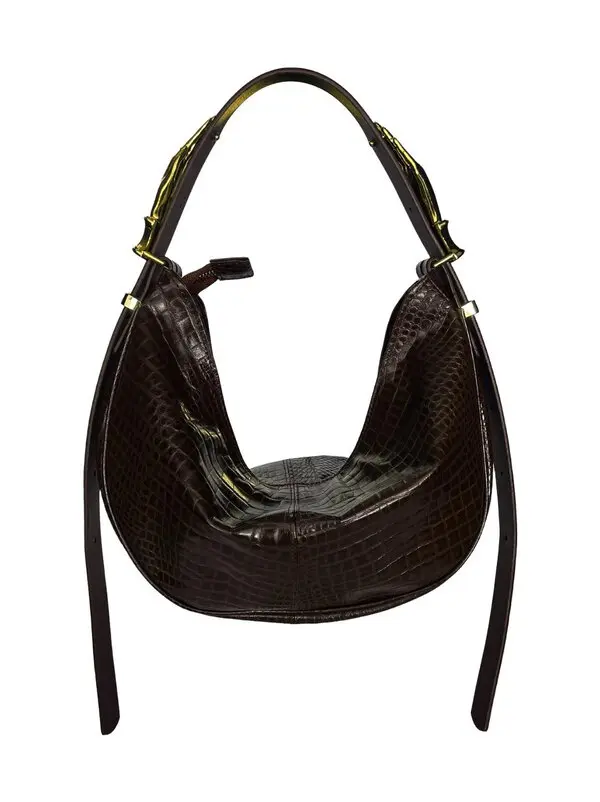 INDIGOLUSH Midi Hobo Gilded Lure Ebony - Brown