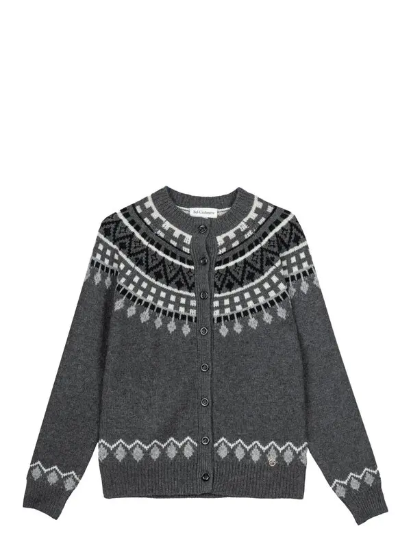 BEL CASHMERE Kaia Cardigan - Grey