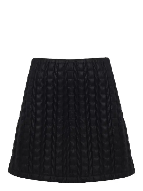 MIRIMALIST Puff Mini Skirt - Black