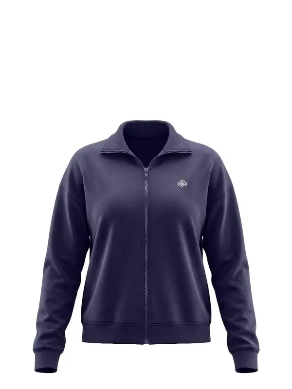 BE ATHLETICA Varsity Athletica Full-zip Sweatshirt Midnight - Blue
