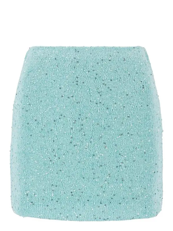 SHOONI Natalia Mini Skirt - Blue