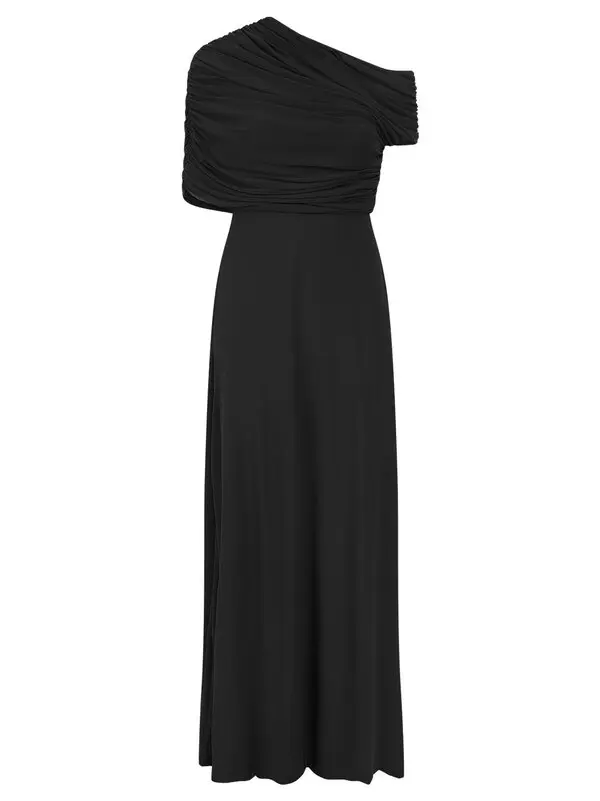 CELESTINE & MAE Nzuri Maxi Dress In Navsoul - Black