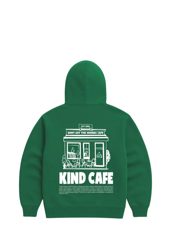 DONT EAT THE HOMIES Deth Cafe Hoodie - Green