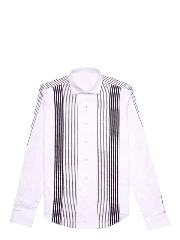 EIGHT X Black / White Relay Button Down Shirt - Black/white