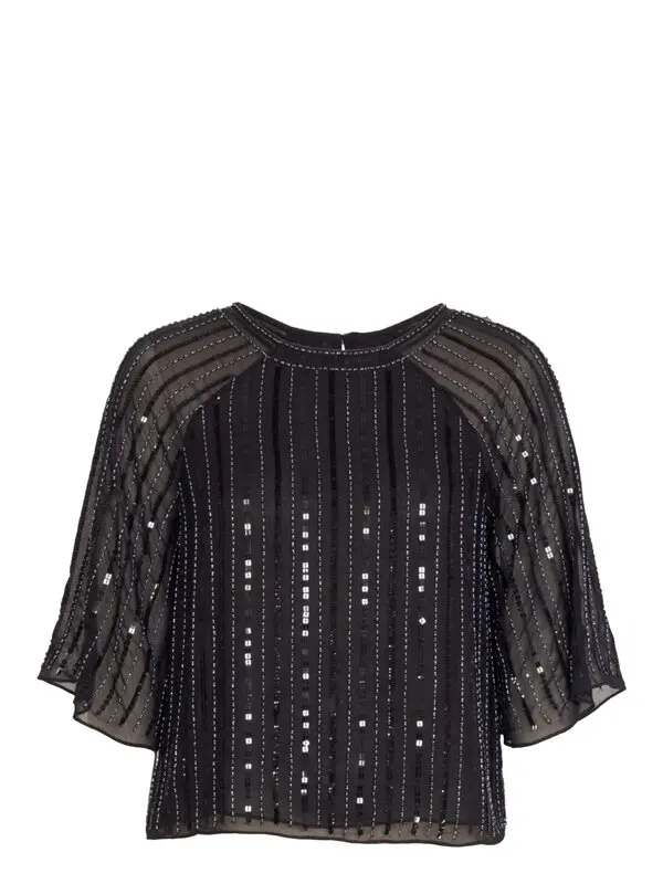 ROSE & NANCY Aurora Sequin Top - Blue