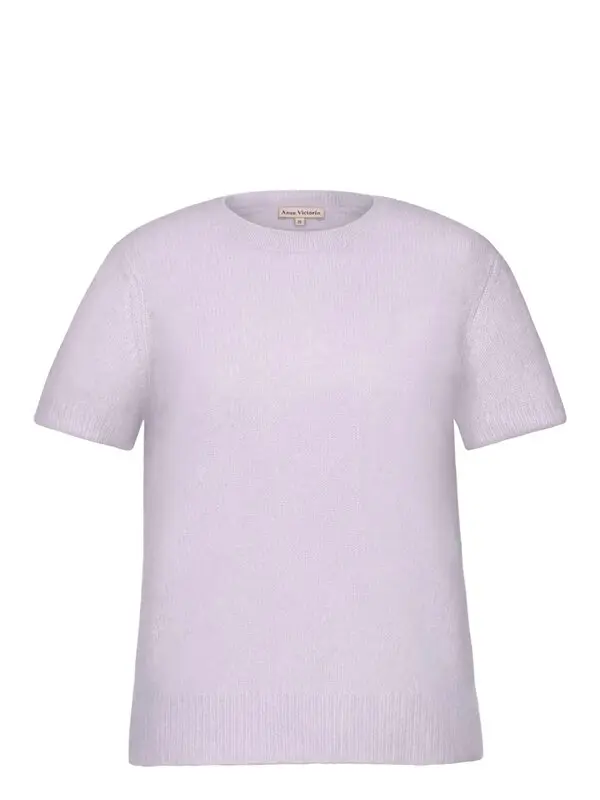 ANSE VICTORIN Camilla Silk Cashmere Pullover Pearl - Grey