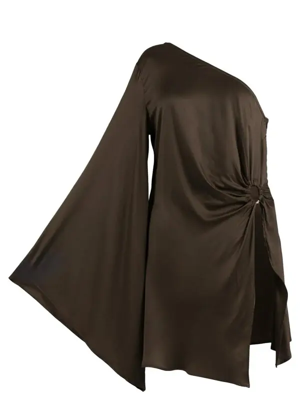 THE ETHOS STUDIO Gaia Top/mini Dress Cocoa - Brown