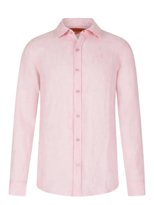 MAISON TANGERINE S Linen Shirt Lychee - Pink