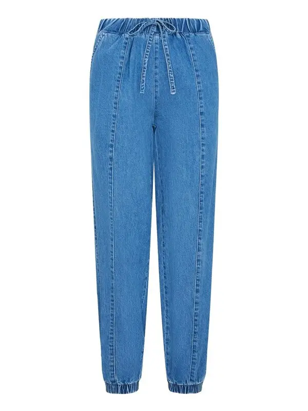 I AM DENIM Featherflex Baggy Jeans - Blue