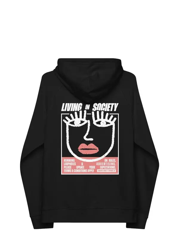 ANCHOR & CREW Six Living In Society Editions Organic Cotton Hoodie - Black
