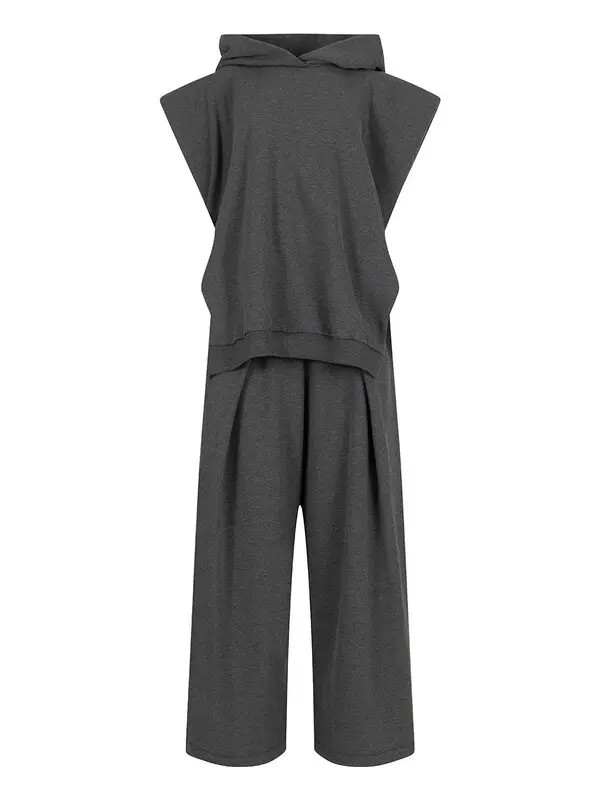 CLOTHES BY LOCKER ROOM Two Piece Set - Grey