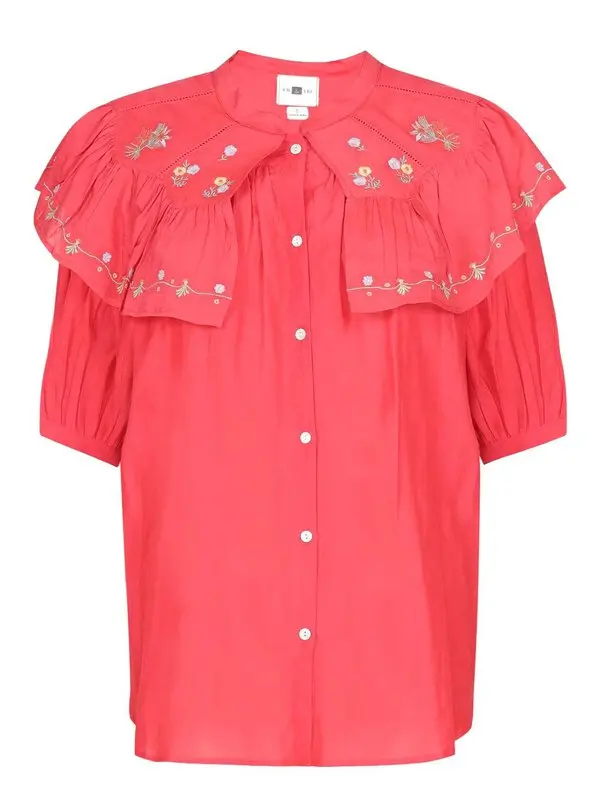 EM & SHI Rose Cottage Shirt - Red