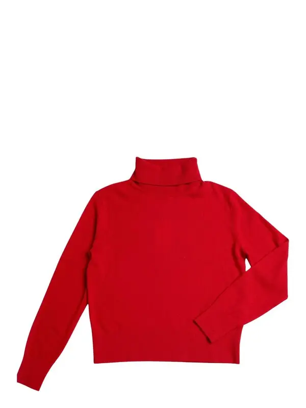 PORRIDGE KNITWEAR Cashmere Anne Poloneck - Red