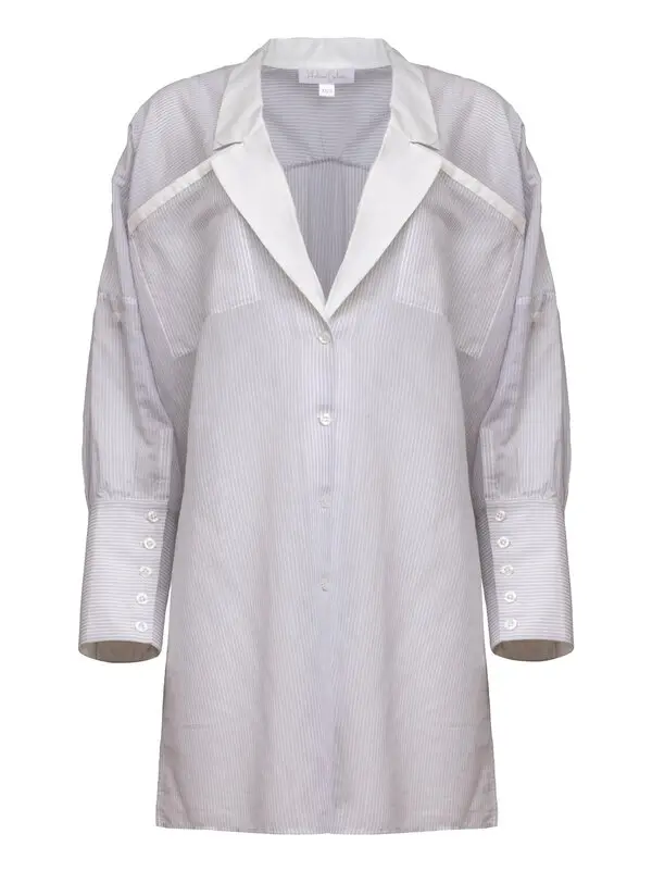 HELENE GALWAS Ingeborg Blouse - Grey
