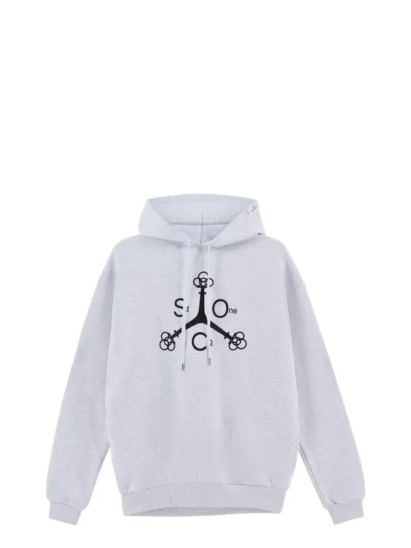 SAINT ONE CO. Saint One Hoodie Heather - Grey