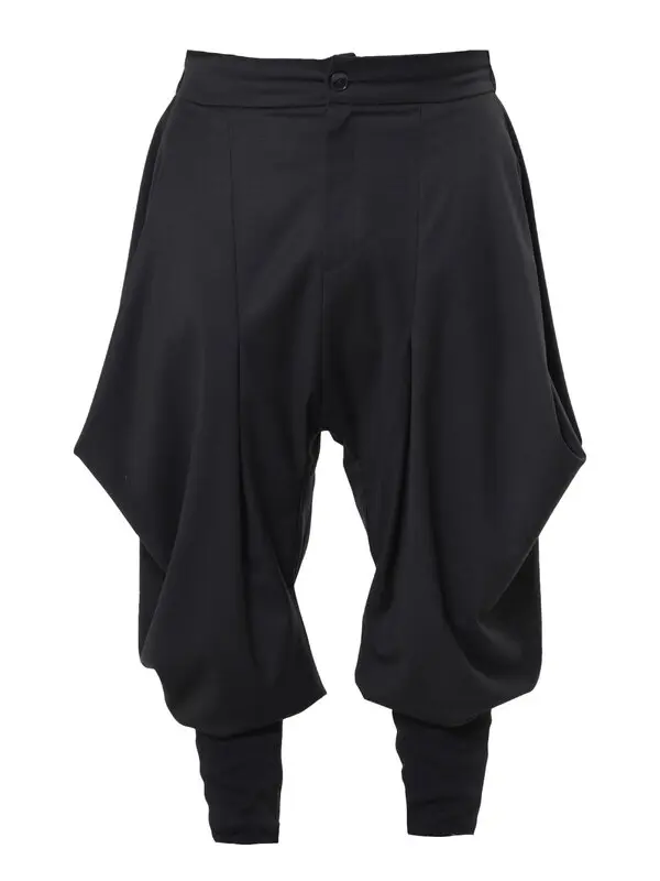 METAMORPHOZA S Draped Harem Pants - Black