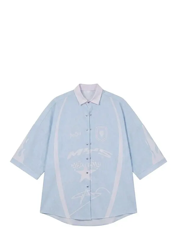 MYSIMPLICATED Pop Cola Shirt - Blue