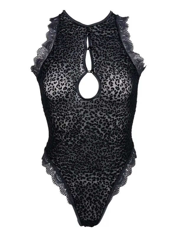 LES JUPONS DE TESS Brushed Bodysuit - Black
