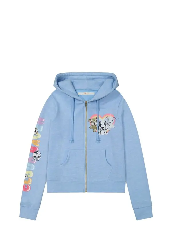 CLOUD HAVEN Big Heart Signature Hoodie - Blue