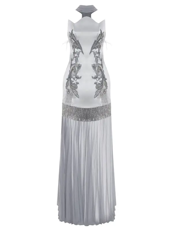 TUBA ERGIN Leon Mini Maxi Dress - Grey