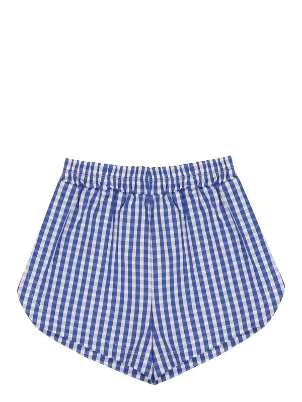 YORSTRULY Freedom Shorts Gingham Poplin - Blue
