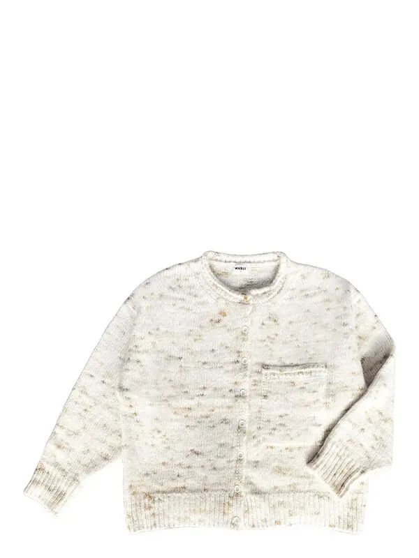 MABLI Blewog Cardigan Moss Speckle - Brown