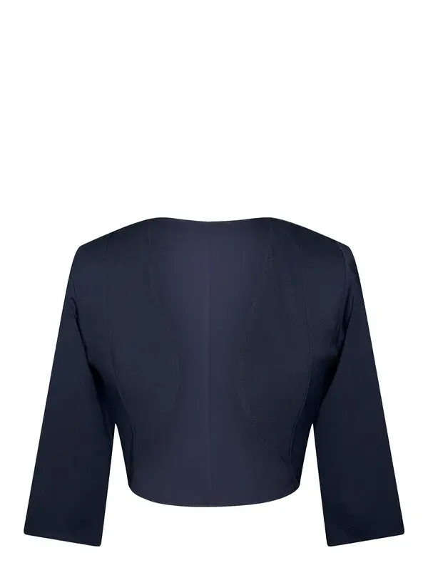 ALIE STREET LONDON Freya Bolero Midnight Navy - Blue
