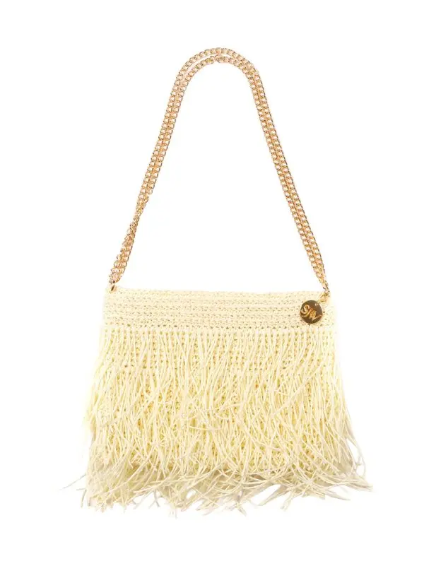 SJW BAGS LONDON Neutrals Charleston Mini Bag In Ivory - White