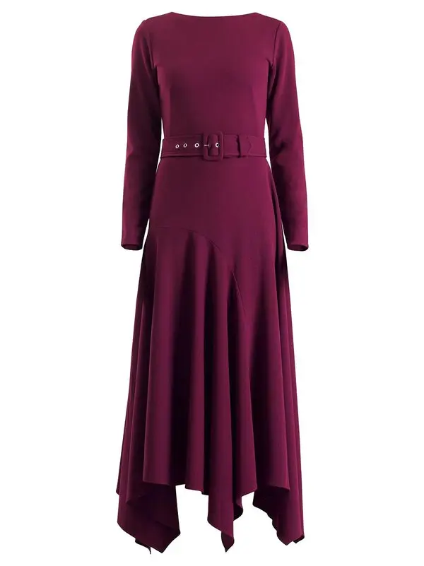 MEEM LABEL Layne Plum Dress - Red