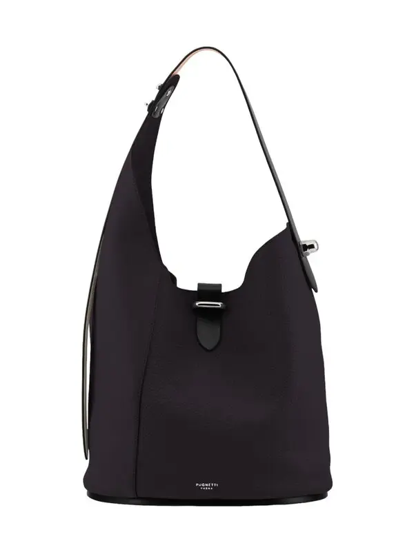 PUGNETTI PARMA Sister Bag Steel Ink - Black