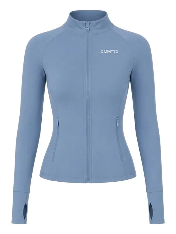 CMMTTD Soft Form Zip-up Jacket Ocean - Blue