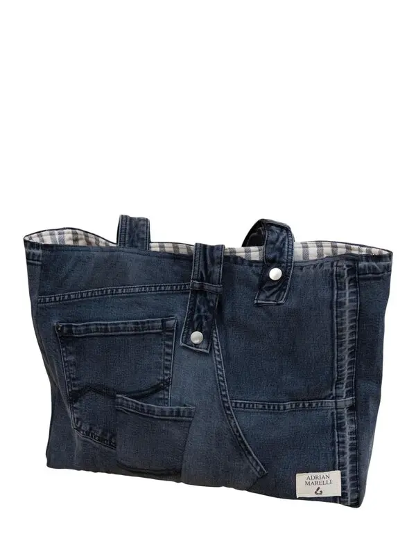 LEATHERE Heritage Denim Tote - Black