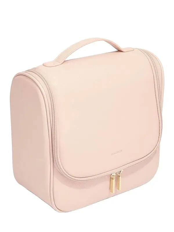 STACKERS Neutrals Large Hanging Washbag Blush Pink - Orange