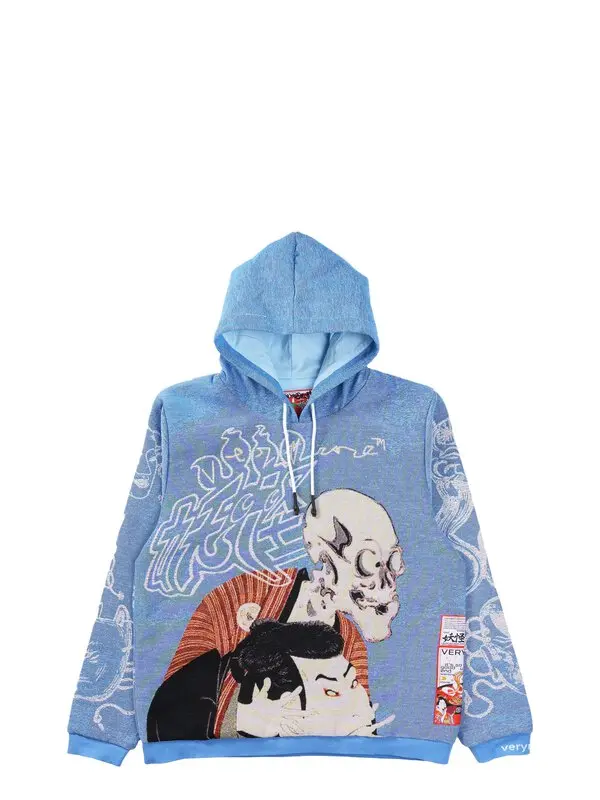 VERYRARE Yokai Kabuki Hoodie - Blue