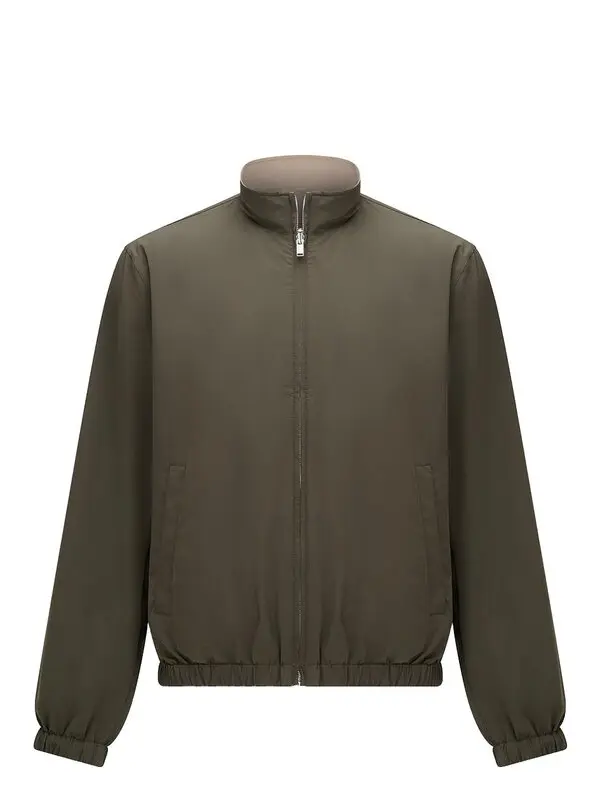 GUARDS LONDON Neutrals / Eldridge Reversible Lightweight Harrington Stone/khaki - Green