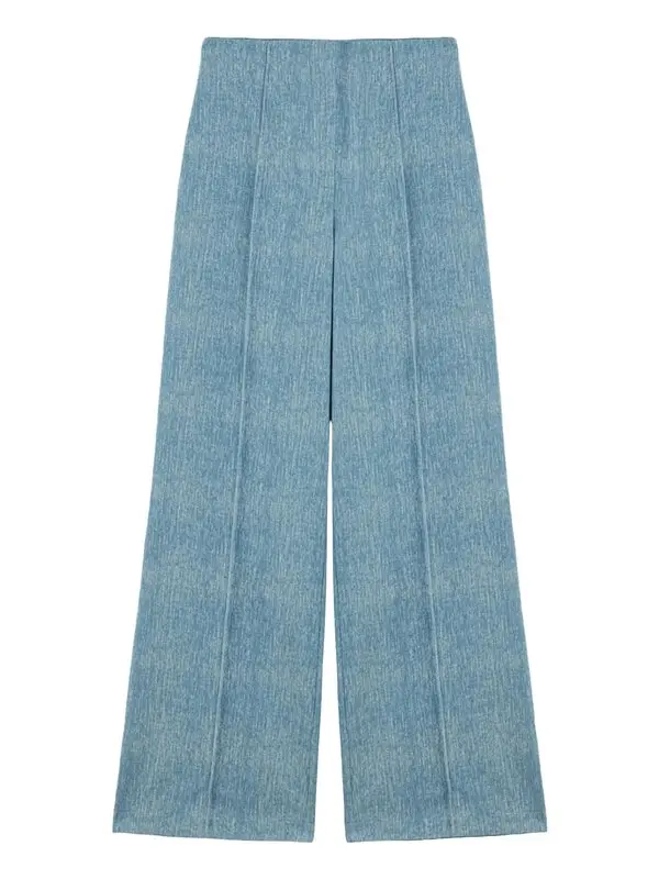 NOCTURNE Wide-leg Trousers - Blue