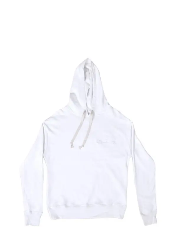 BRADFORD ROW Vitals Embroidery Hoody - White