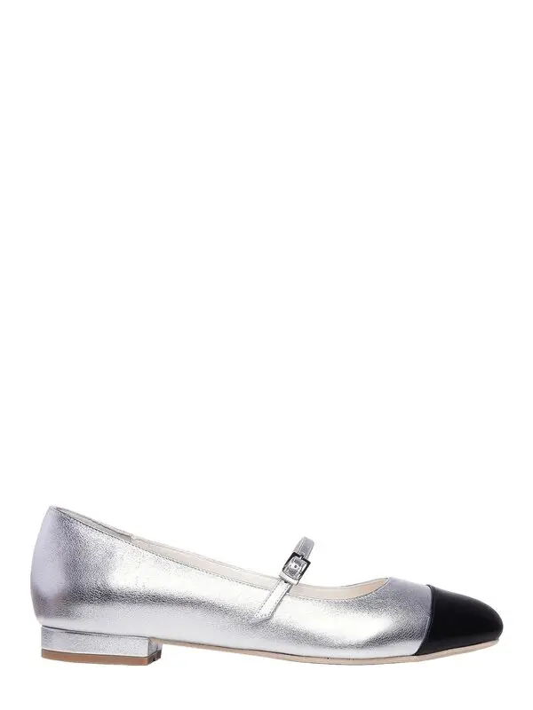 GINISSIMA Mimi Round Toe Mary-jane - Silver
