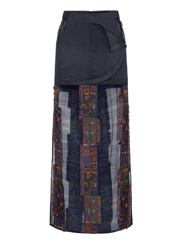 SAINT ONES Stravine Skirt - Blue