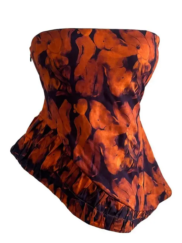 MOHALA GREY Simone Top - Orange