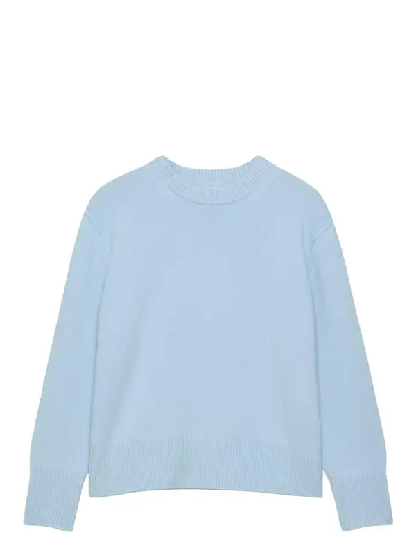ZENZEE Cashmere Crewneck Sweater Ice - Blue