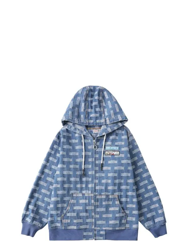 VERYRARE Criss-cross Hoodie - Blue
