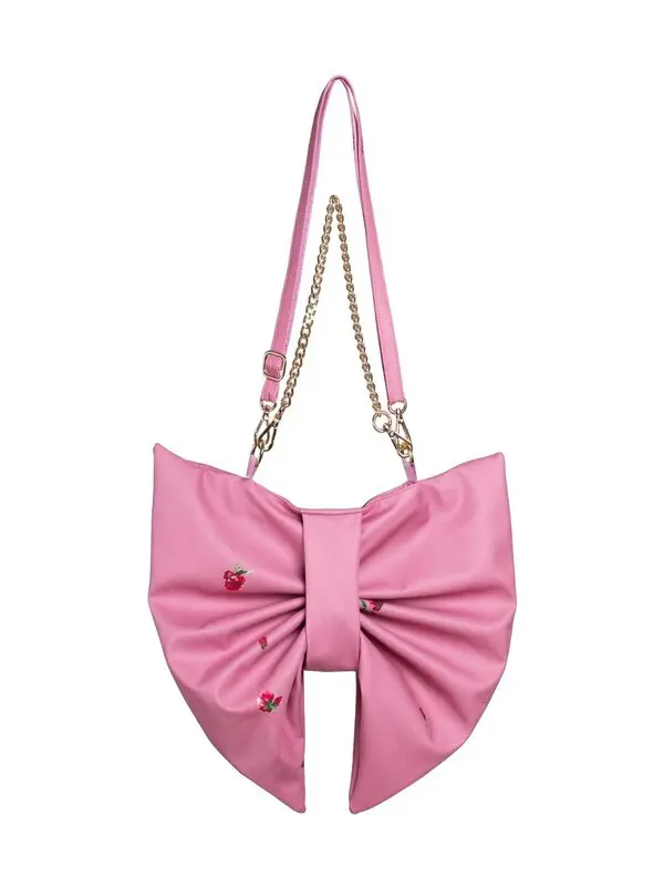 RAINSISTERS Bow Clutch Purse - Pink