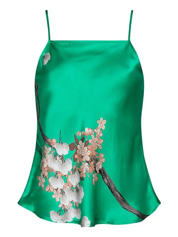 AGUACLARA Jade Camisole - Green