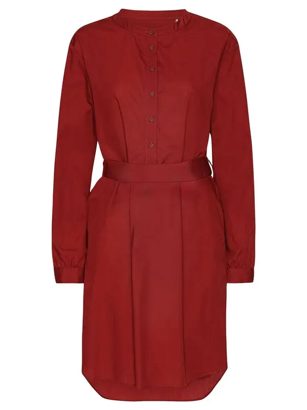 GROBUND The Maalia Shirt Dress The One In Wine - Red
